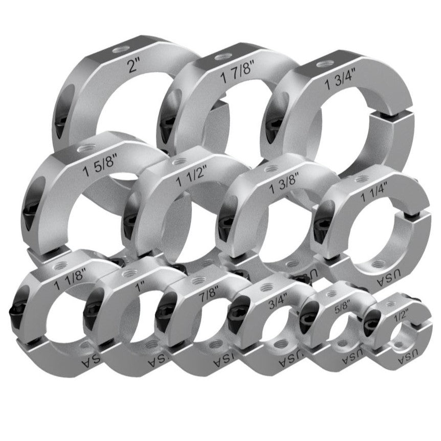 Mountable Two Piece - 2024 Aluminum – Coastal Shaft Collars